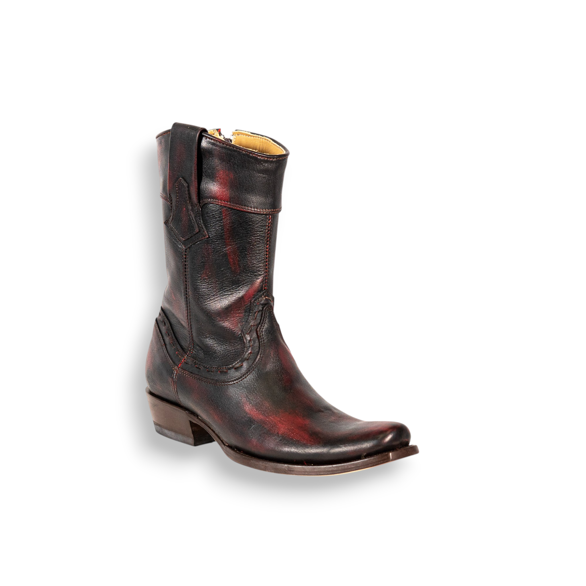 120 Mignon Cherry Cuero – Caval Western Boots